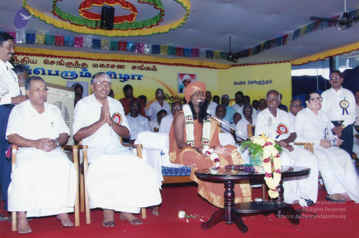 October 03 2004 - Addressing the Sengunthar Community gathering of ...