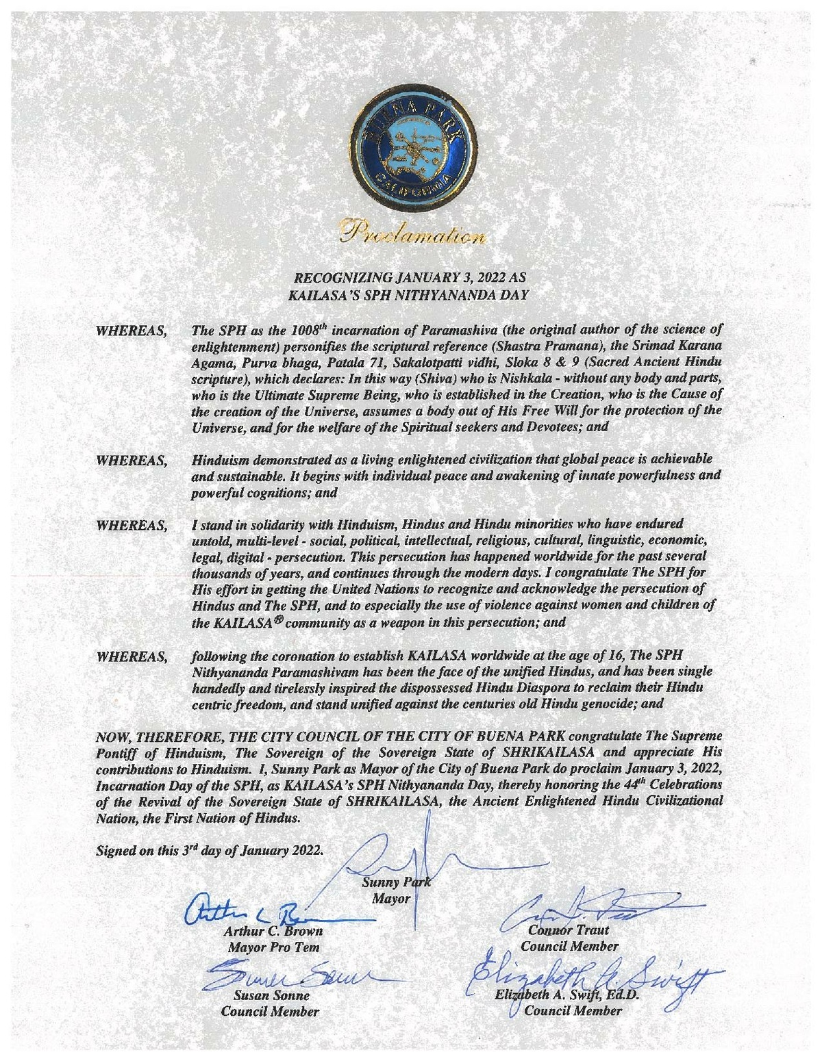 File:Proclamation from Mayor Sunny Park and City council.pdf ...