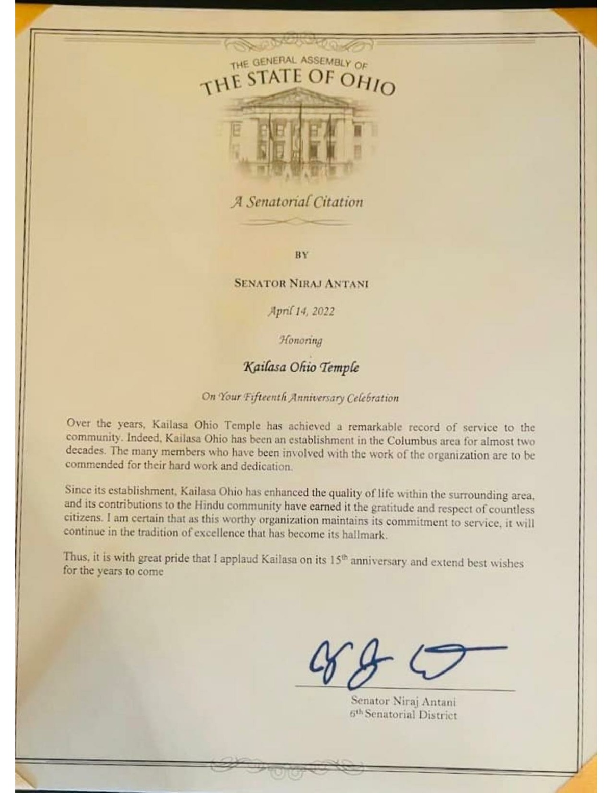 File:Senatorial Citation by Ohio Senator Niraj Antani.pdf ...